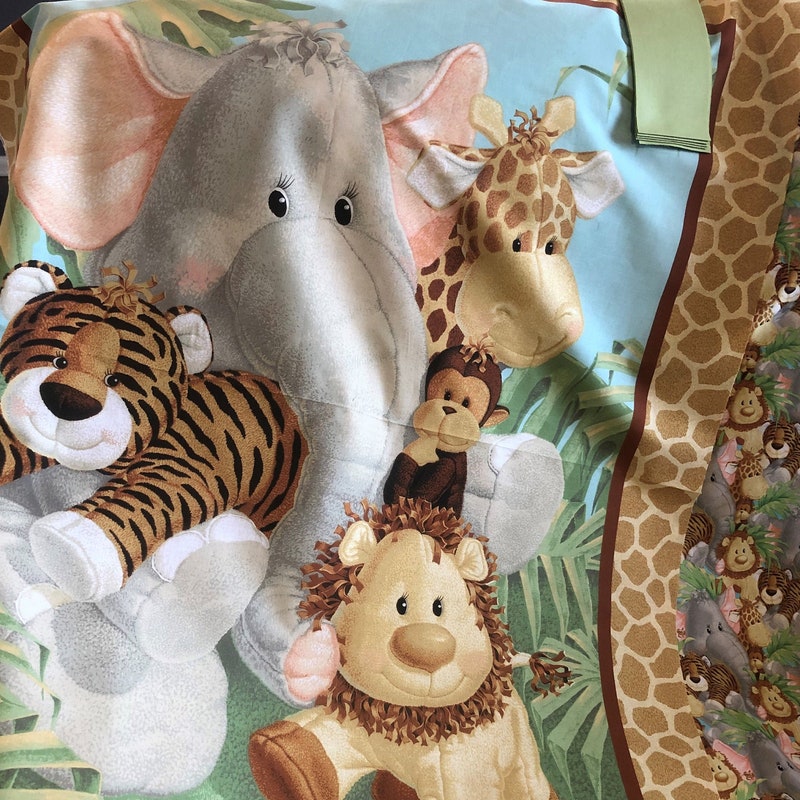 Animal Panels Baby Quilt - Etsy
