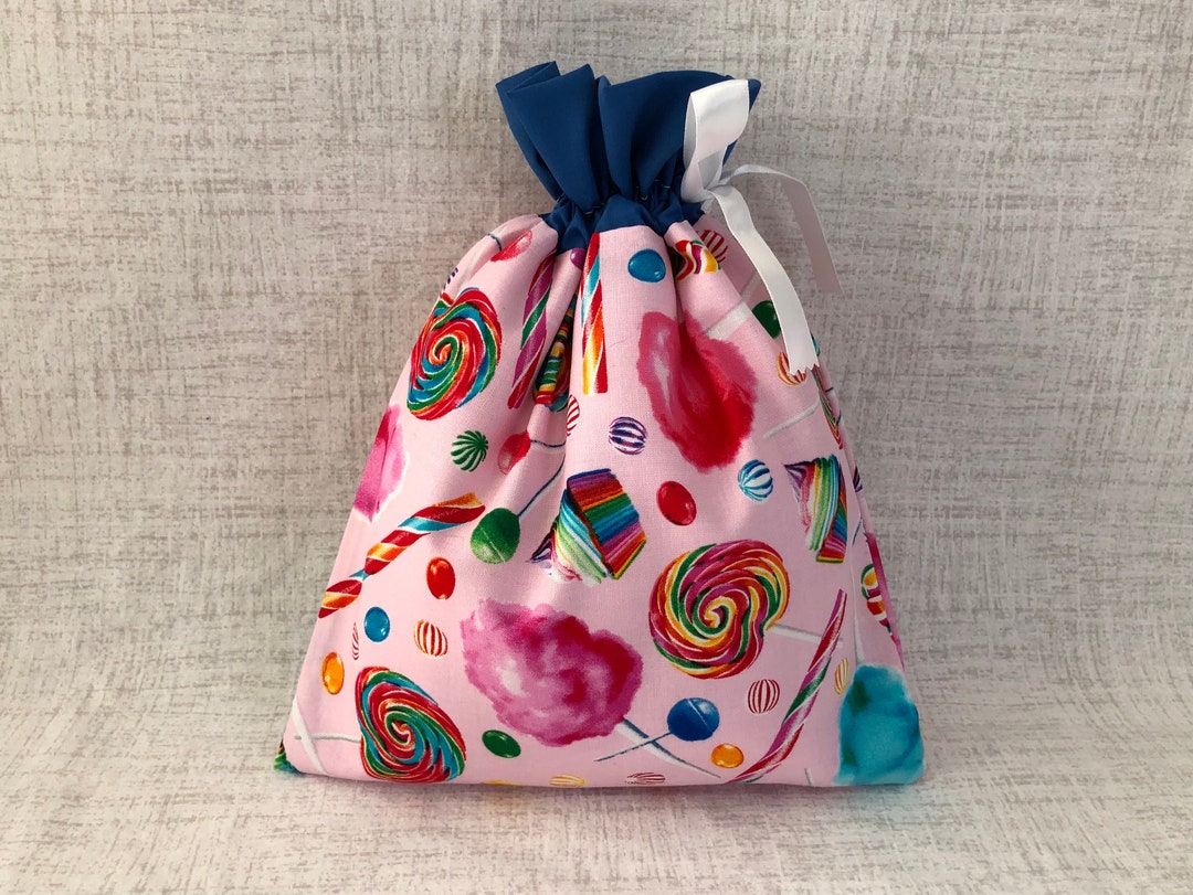 Reusable Fabric Candy Gift Bag, Small Gift Bag for Girls, Pink - Etsy