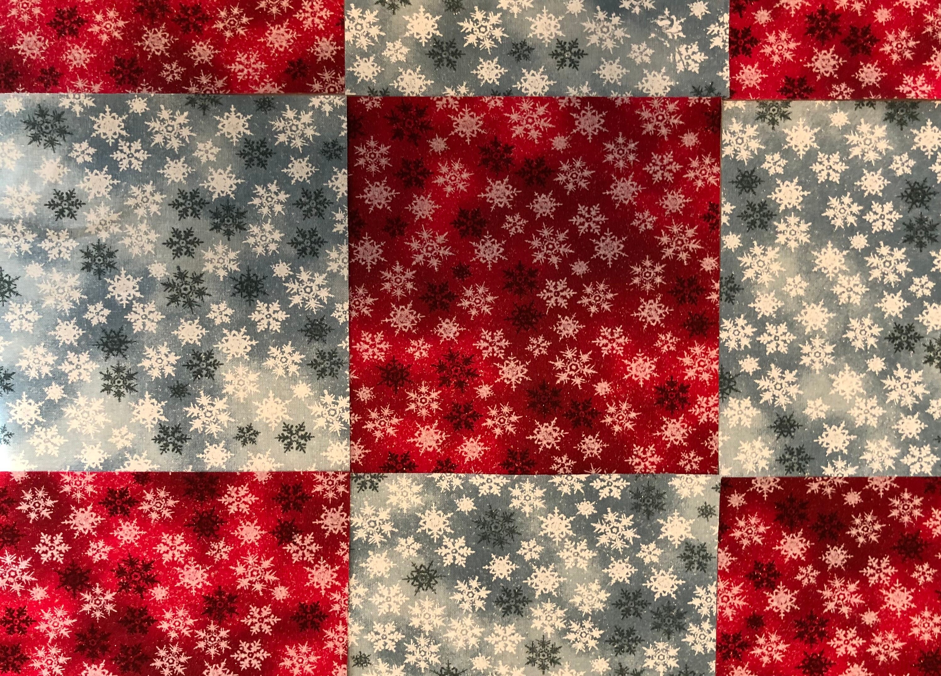 Pre Cut Quilt Kit for Beginners, Snowflake Patchwork - Etsy