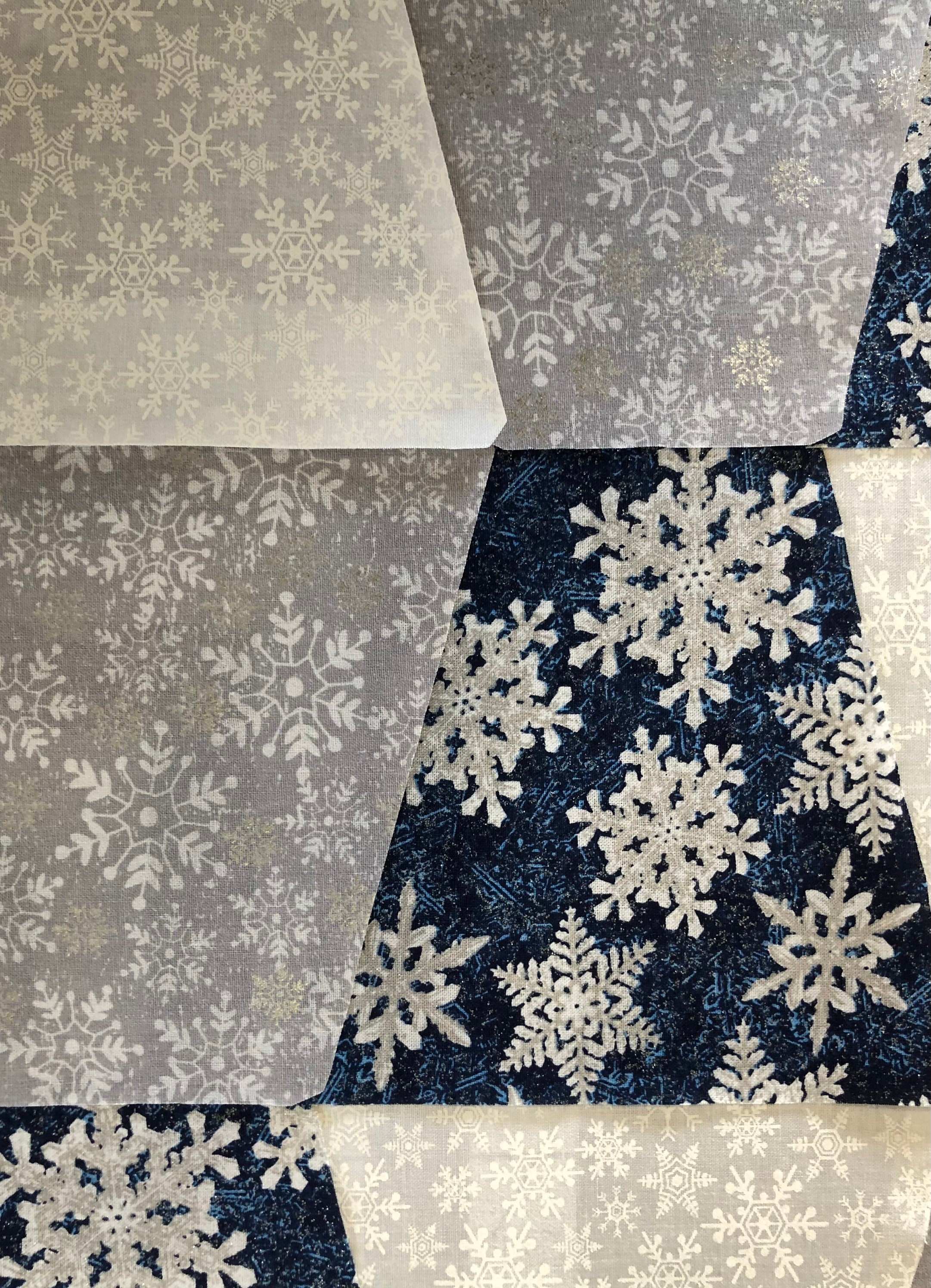 Holiday Quilt Kit for Beginners , Pre-cut Lap Quilt , Snowflake - Etsy