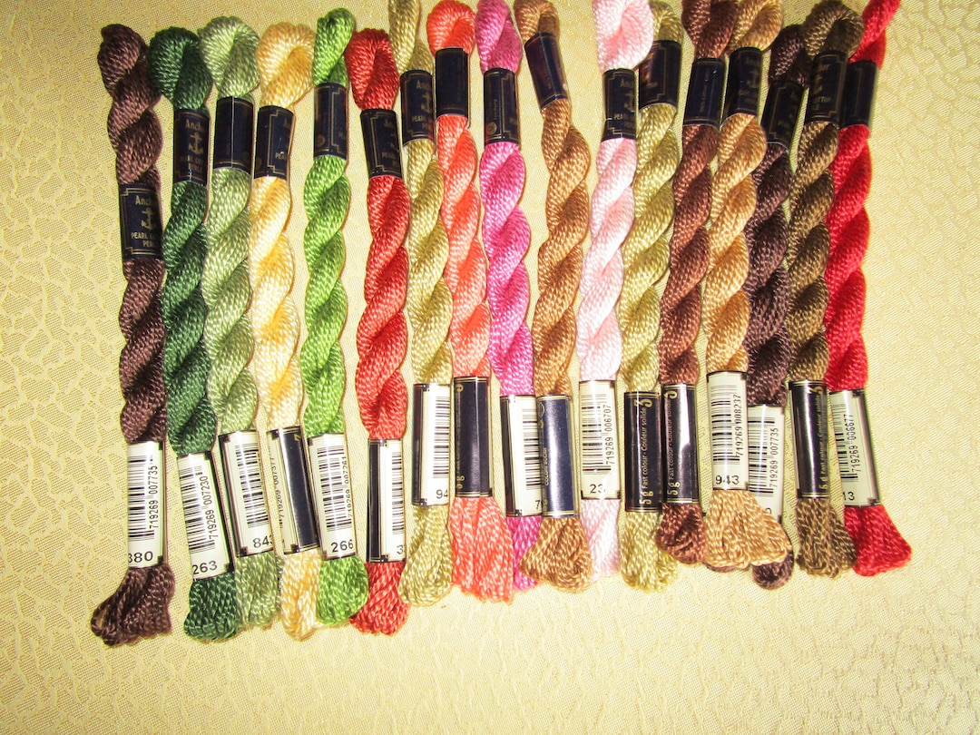 Pearl Yarn Strength 3, Anchor Mez, LL 8 Meters, Hardanger Yarn, Free ...