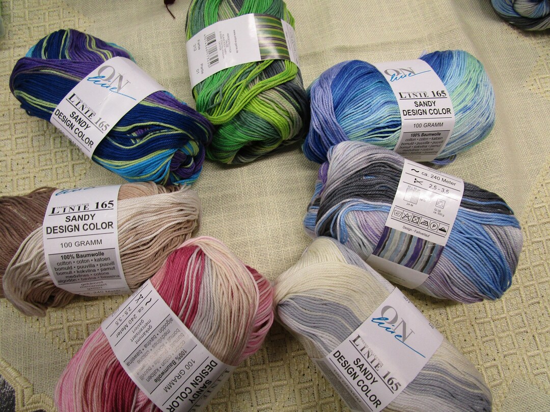 Buy Sandy Design Color Line 165 Online Yarns, 100 Gram Ball Online in ...