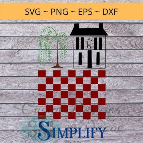 Primitive Saltbox House Bundle 1 SVG File Bundle - Etsy
