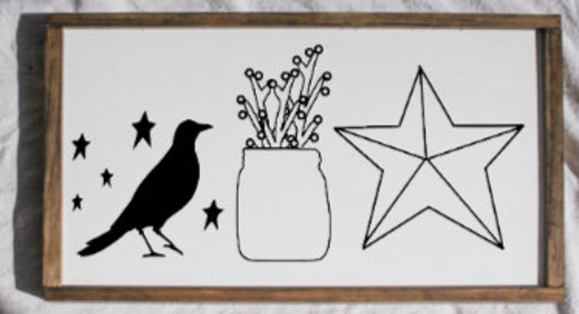 Primitive Saltbox House Bundle 1 - SVG File Bundle - Etsy