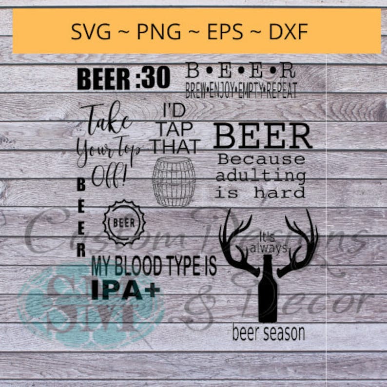 Beer Bottle Cap Opener Design Files - Svg File Bundle Digital Files - Etsy