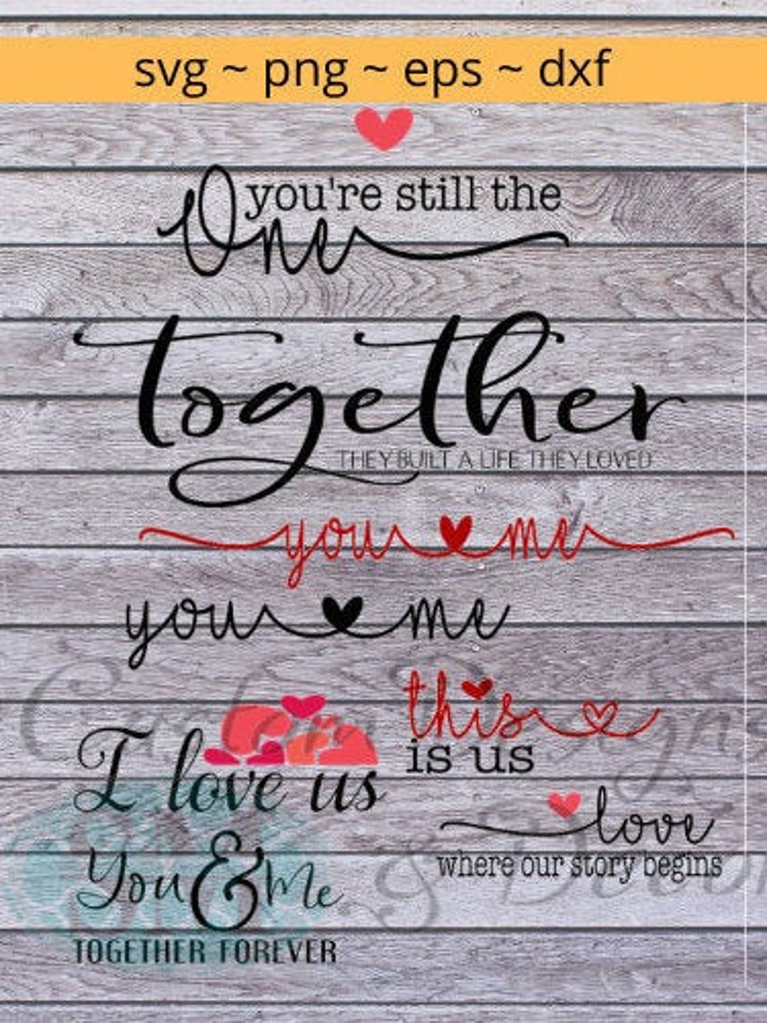 Valentine's Day - Love - Cutting File, Digital Upload - Etsy