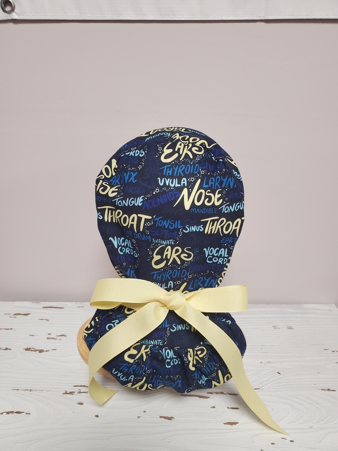 ENT Ponytail Surgical Scrub Cap Hat - Etsy