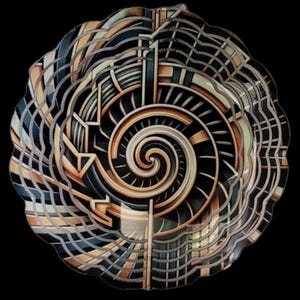 Art Deco Wind Spinner - Etsy