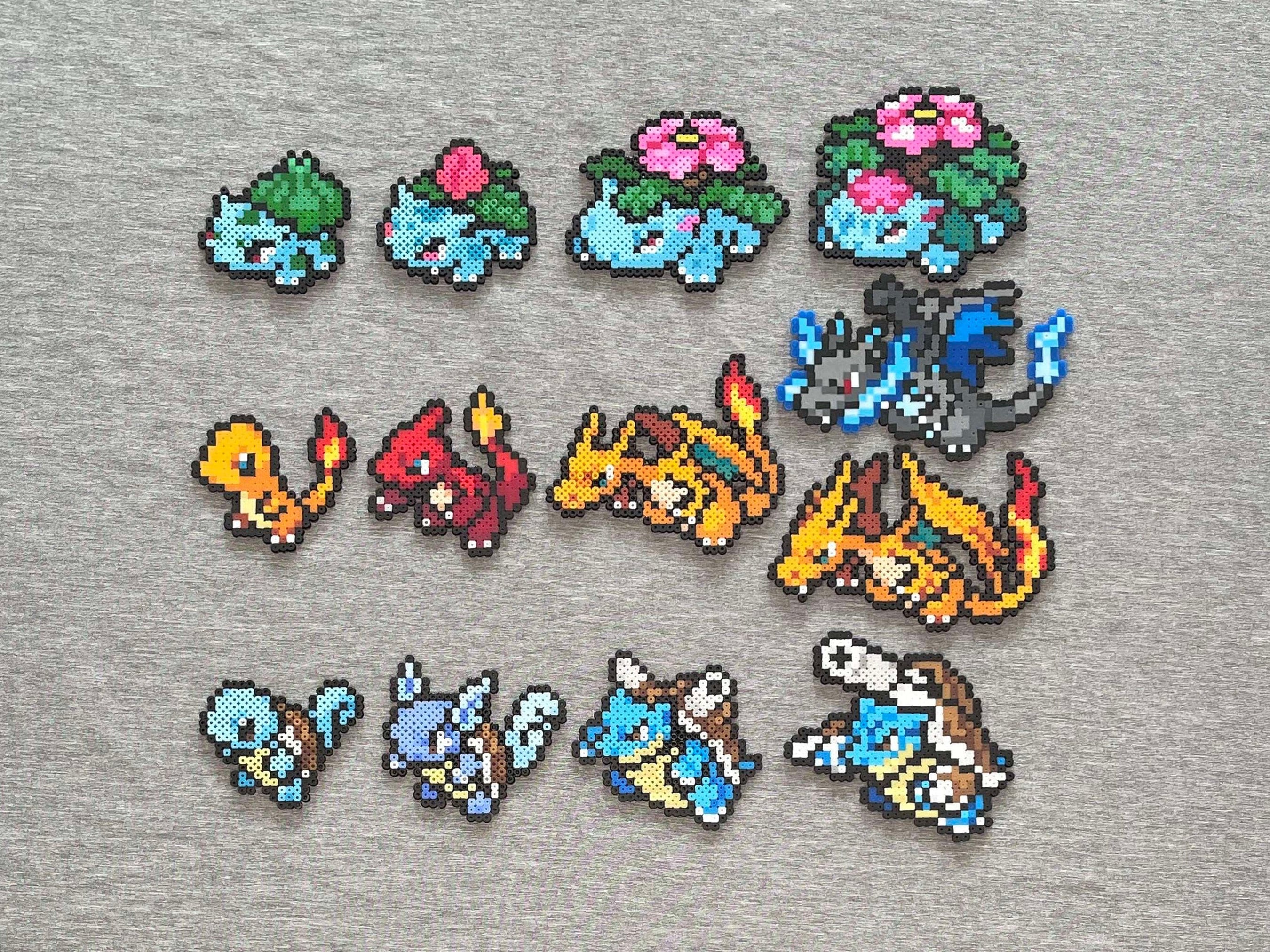 Pokemon Kanto Starters Sprites