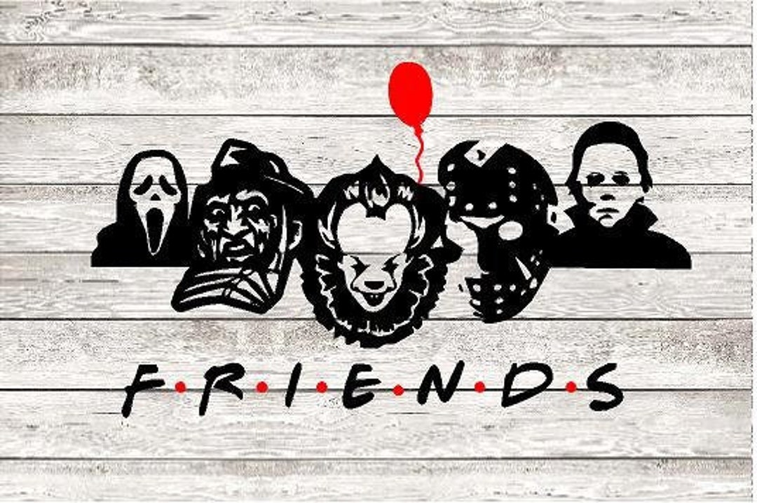 Horror Friends NEW Decal-perfect for Cars/ Starbucks Tumblers, Laptops ...