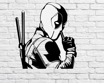 DEADPOOL Inspired Middle Finger Flipping Bird Funny 150 - Etsy
