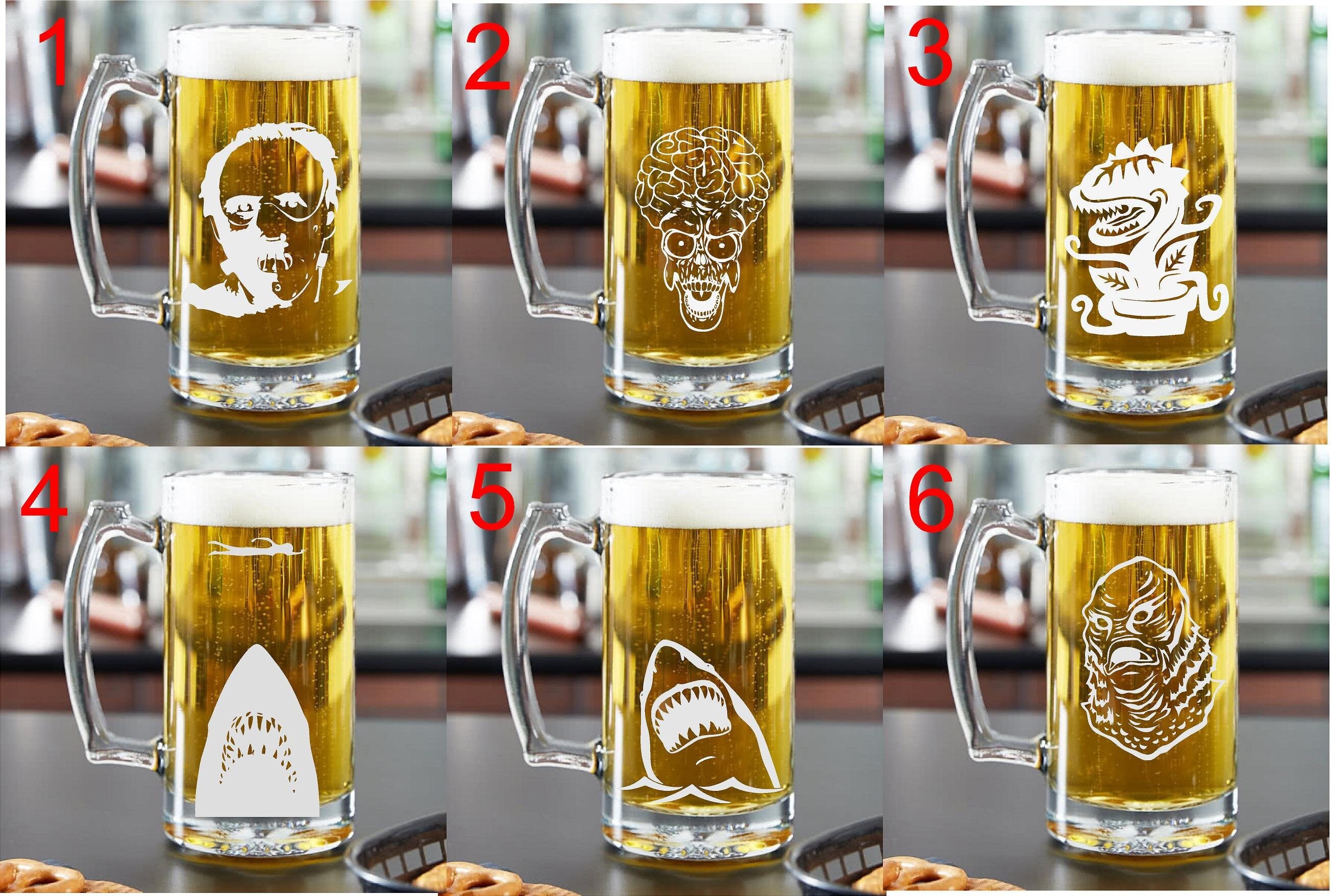 Horror Sandblasted Beer Steins Great for any occasion | Etsy