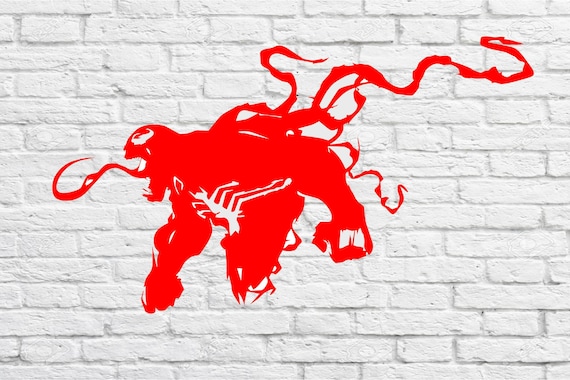 Carnage Decal /vinyl Decal/kids Room/ Yeti Decal/ Glass Block | Etsy