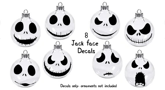The Many Faces Of Jack Skellington Nightmare Before Xmas Etsy