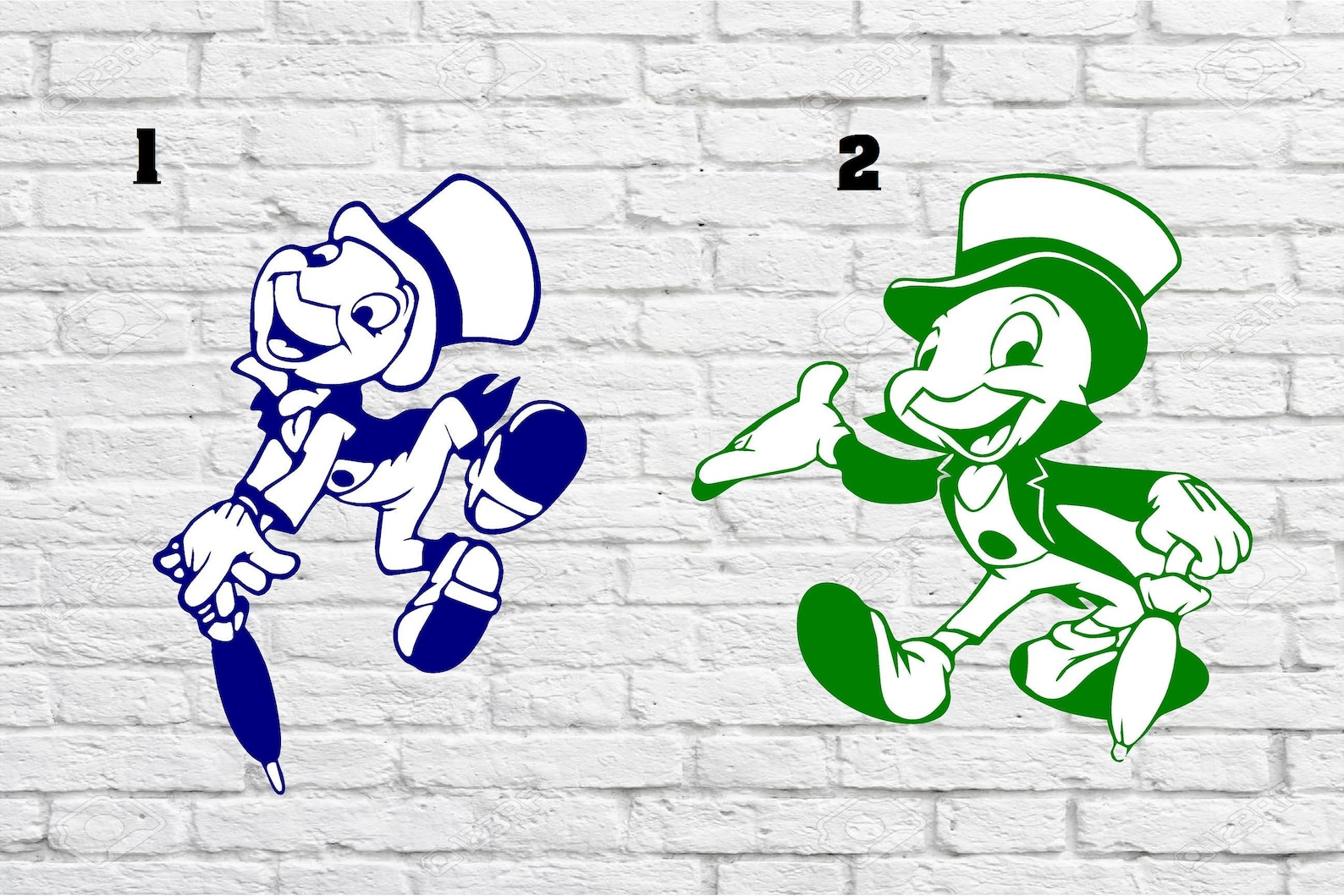 Jiminy Cricket Decal /vinyl Decal/kids Room/ Yeti Decal/ Glass - Etsy