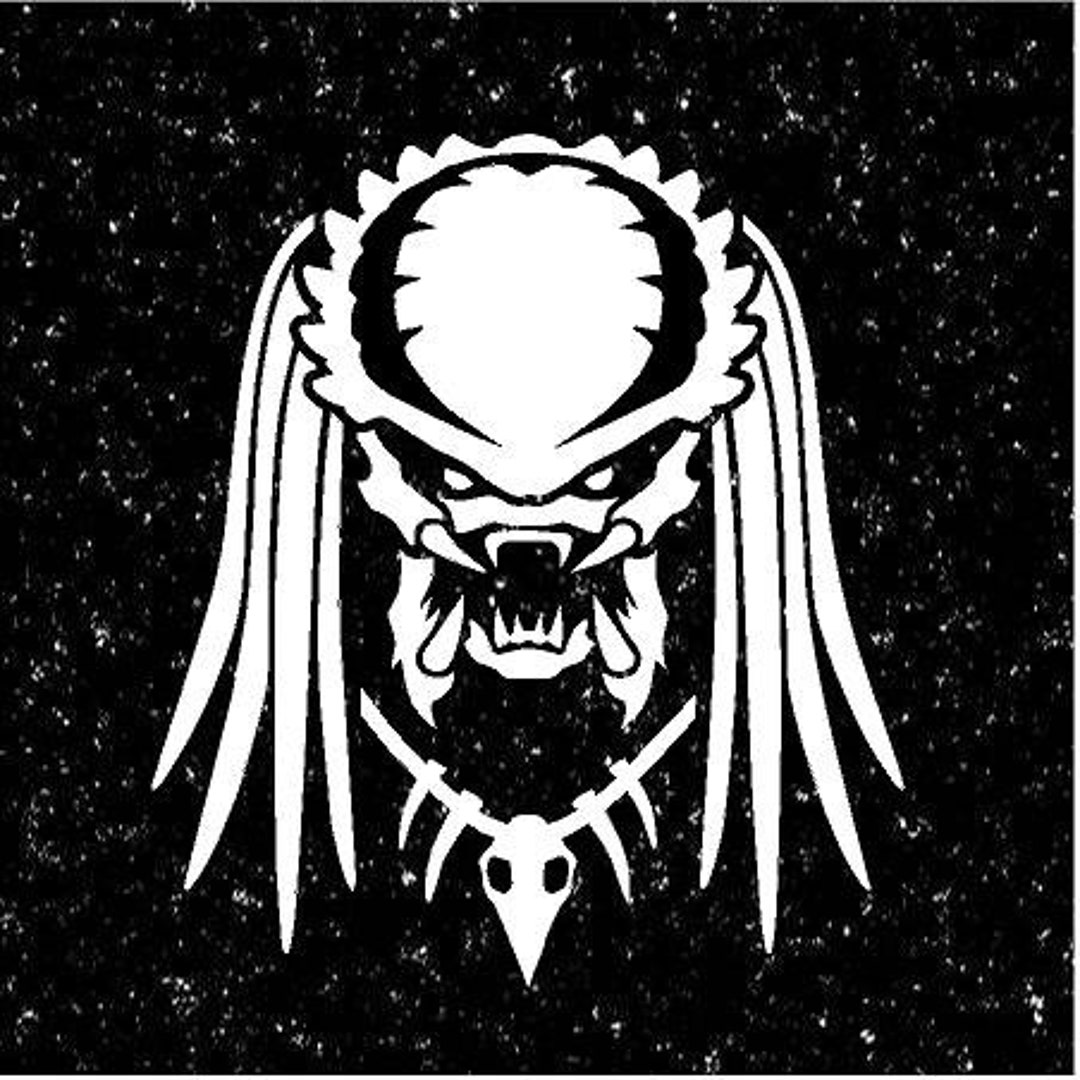 Predator Decal- /vinyl Decal/ Glass Block Decal/ Car Decal/ Christmas ...