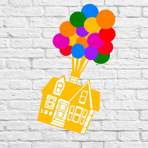 Up House Wall Decal - Etsy