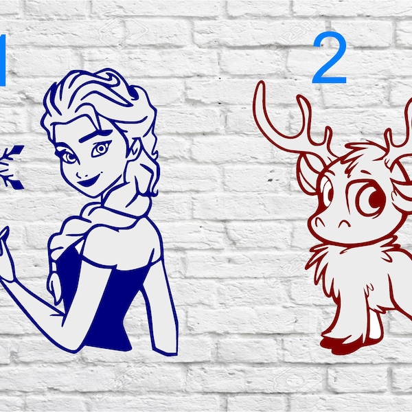 Frozen Decals - Etsy