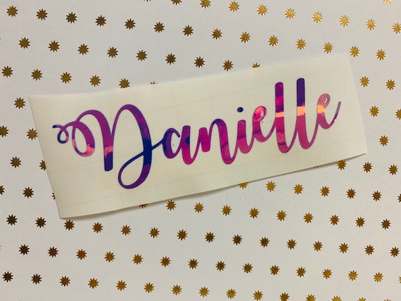 Custom Name Lettering Decals Yeti Decals/ Wedding Decals/ | Etsy