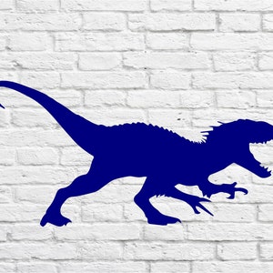 Indominus Rex /vinyl Decal/kids Room/ Yeti Decal/ Glass Block Decal ...