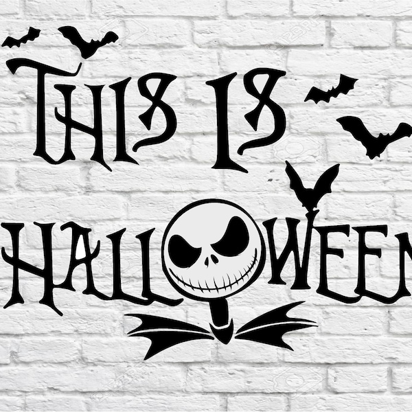 Jack Skellington Car Decal - Etsy