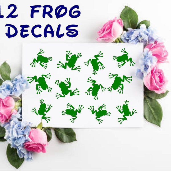 Frog Wall Decal - Etsy
