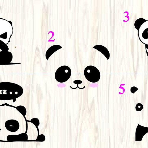 Panda Sleeping Vinyl Decal Car Window Bumper Sticker Funny - Etsy