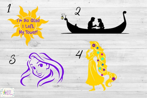 Tangled-rapunzel Decals/vinyl Decal/kids Room | Etsy