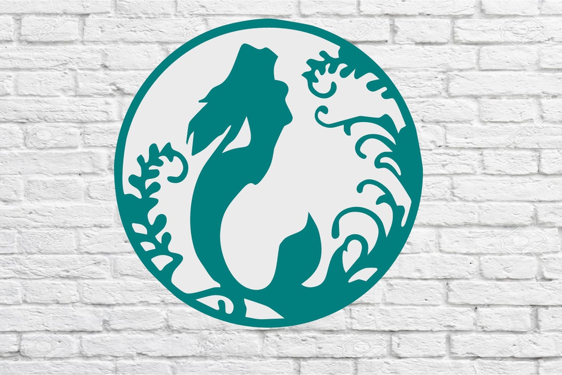 Mermaid Vinyl Decal/kids Room/ Yeti Decal/ Glass Block Decal/ - Etsy