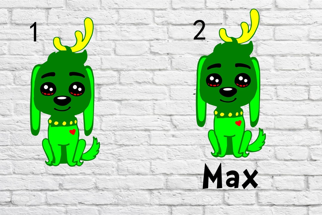 Cute Green Dog Decals/vinyl Decal/kids Room/ Yeti Decal/ Glass - Etsy