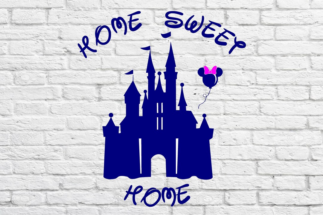 Home Sweet Home Disney vinyl Decal/kids Room/ Yeti Decal/ - Etsy