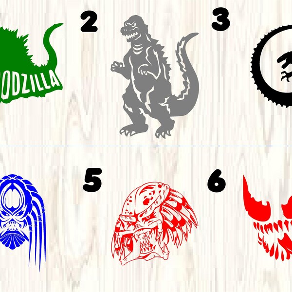 Godzilla Car Decal - Etsy
