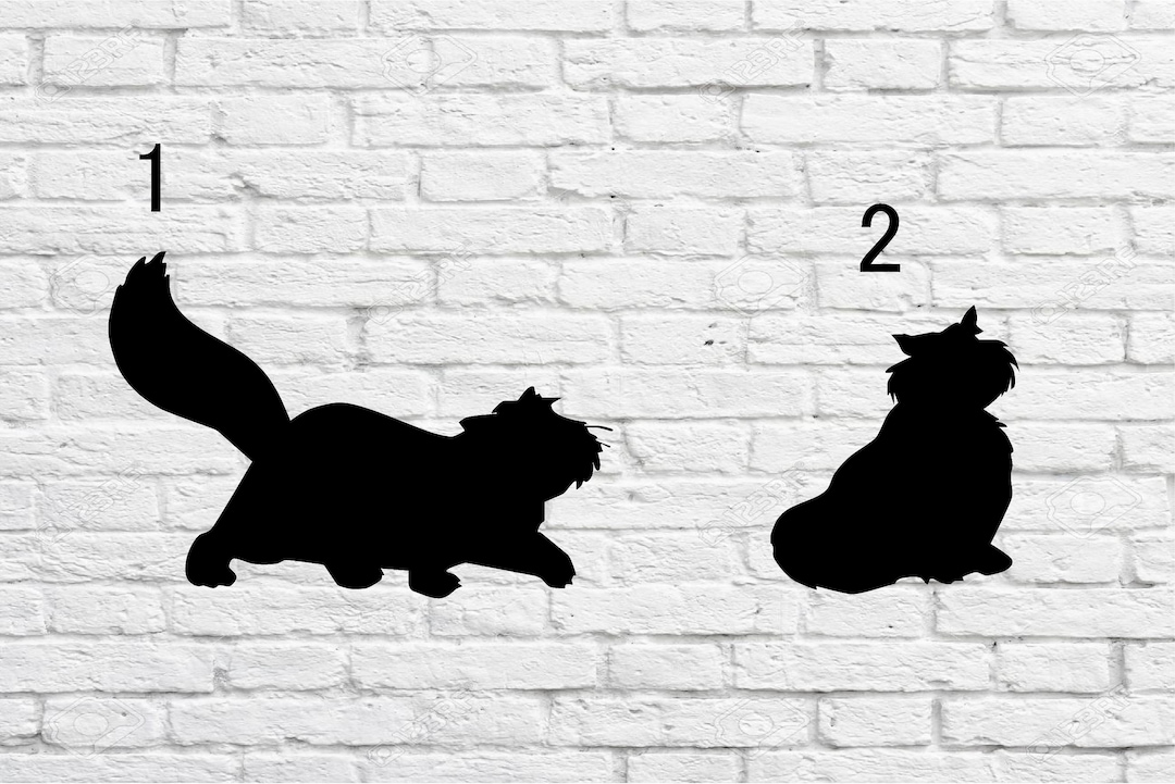 Cat - Lucifer - Decals/vinyl Decal/kids Room/ Yeti Decal/ Glass Block ...