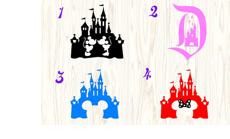 Disney Castle Decals/vinyl Decal/kids Room/ Yeti Decal/ Glass - Etsy
