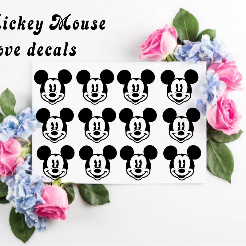 Mickey Mouse Decal - Etsy
