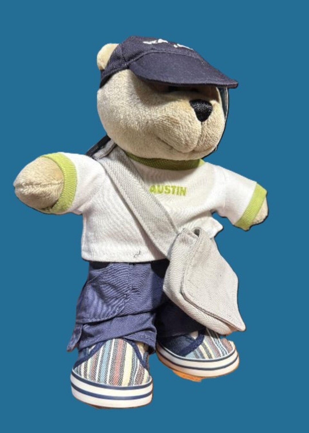 Starbucks Bearista Austin Bear With Cap and Satchel - Etsy