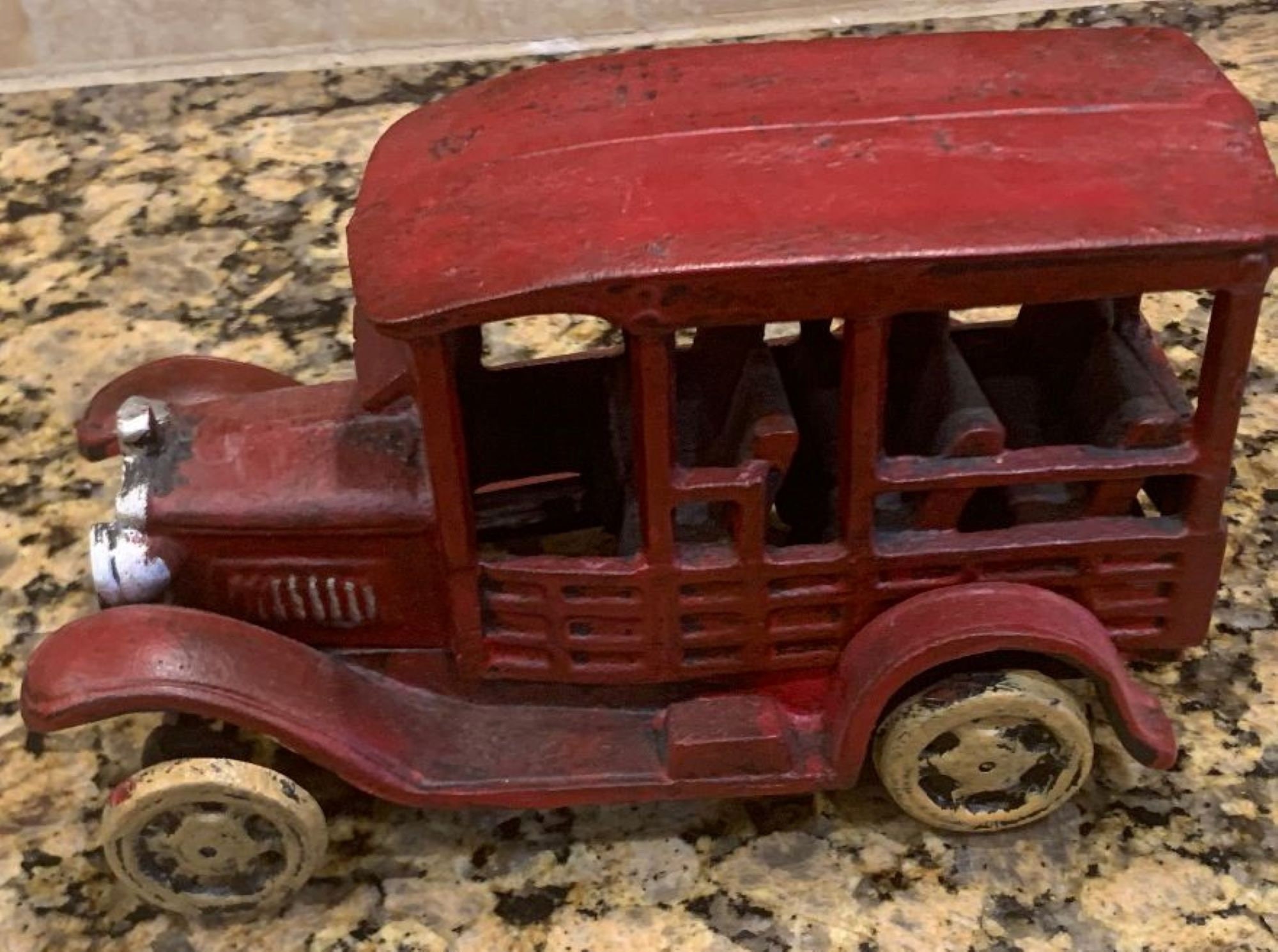 Vintage Cast Iron Touring Car - Etsy