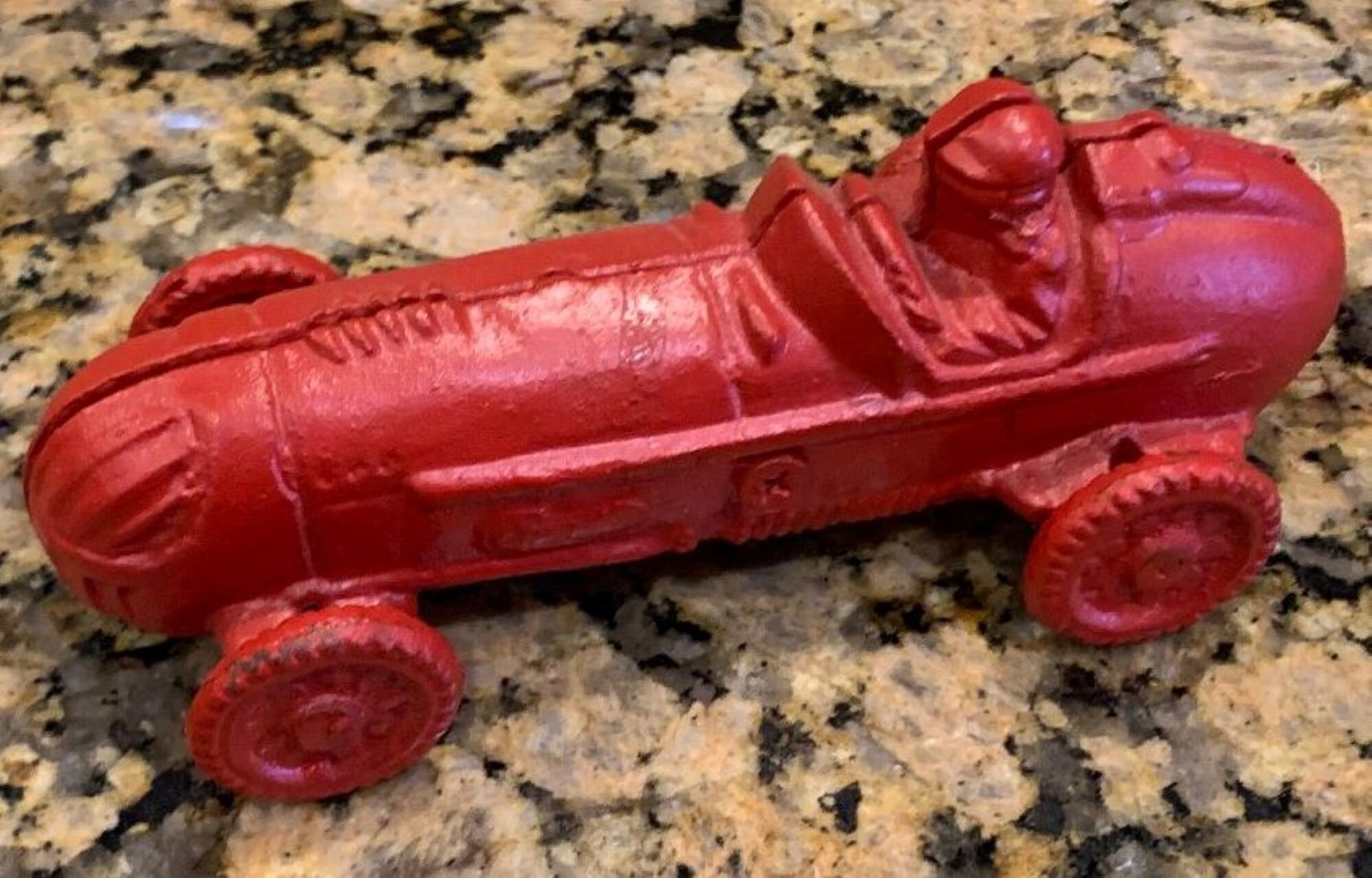 Vintage Cast Iron Sports Car - Etsy