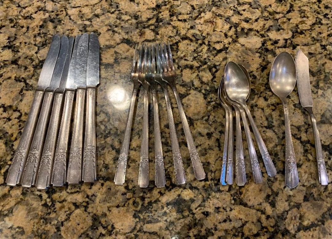 Oneida Lady Drake Silverplate Flatware - Etsy