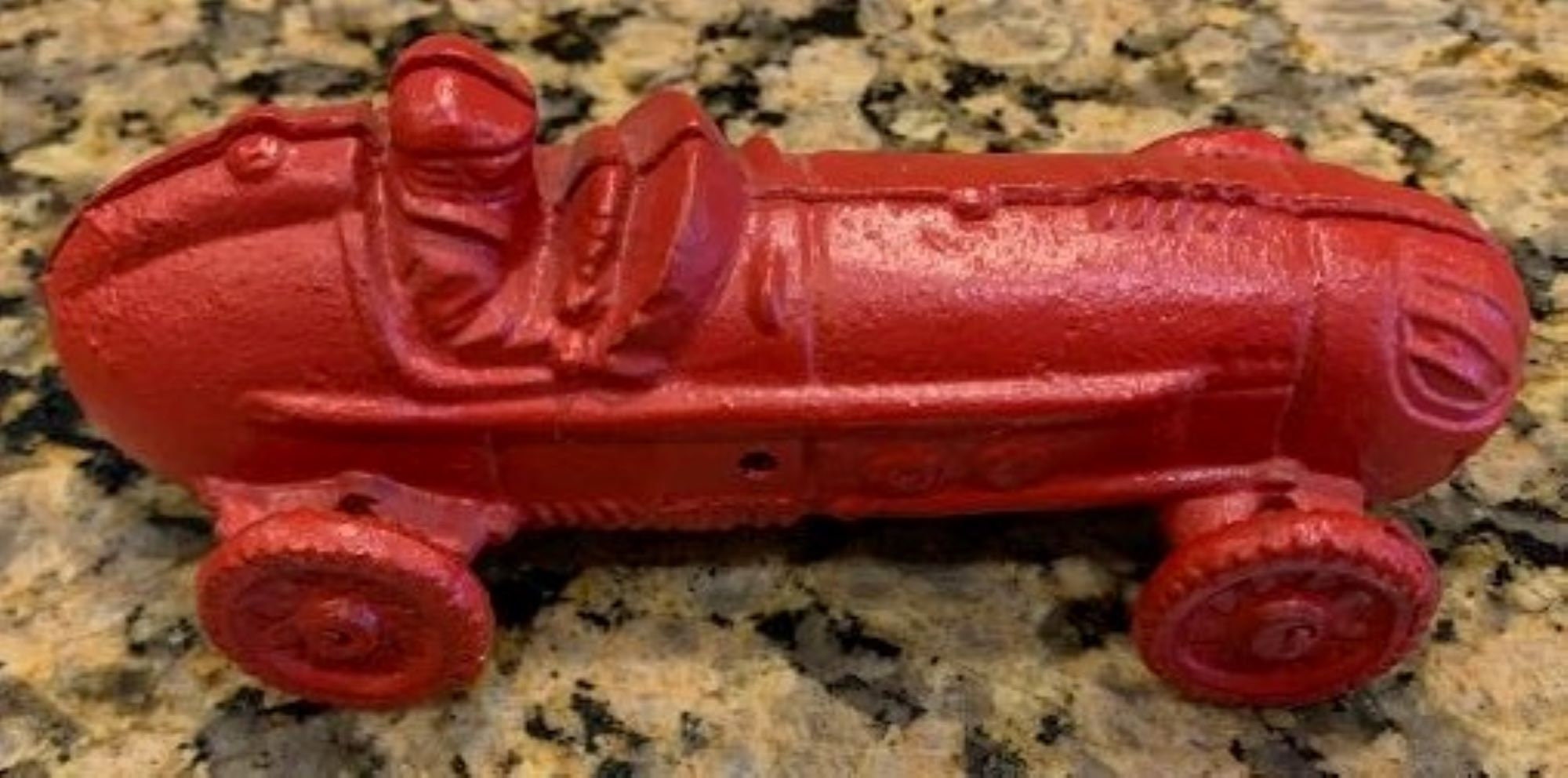 Vintage Cast Iron Sports Car - Etsy