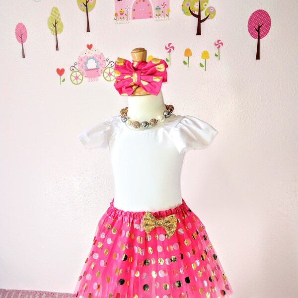 Pink and Gold Tutu - Etsy
