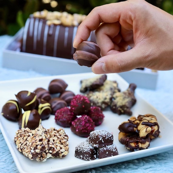 Gourmet Chocolate Gift Assortment Luxury Set of Dairy Free Kosher Chocolate Truffles Gift Box 1.50 Lb. Etsy