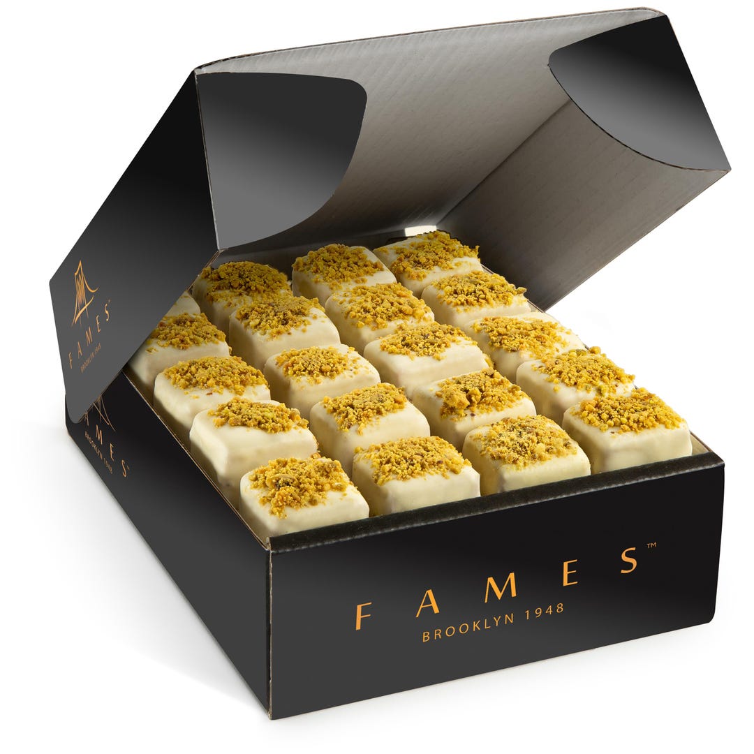 White Chocolate Halva With Pistachios | 20-piece Artisan Gift Box ...