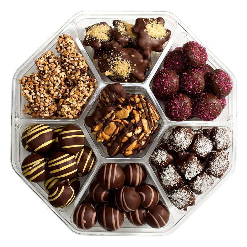 Valentines Day Chocolates Heart Gift - Luxury Dark Chocolate Packed in ...