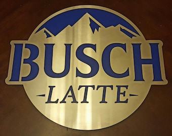 Busch beer sign | Etsy