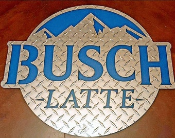 Busch Latte Sign - Etsy