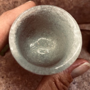 RARE Artisan Hand Blown Blenko Glass Goblet Shot Glass - Etsy