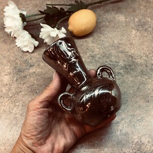 Mid Century Modern Silver Salem Pottery Vase - Etsy