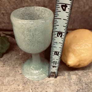 RARE Artisan Hand Blown Blenko Glass Goblet Shot Glass - Etsy