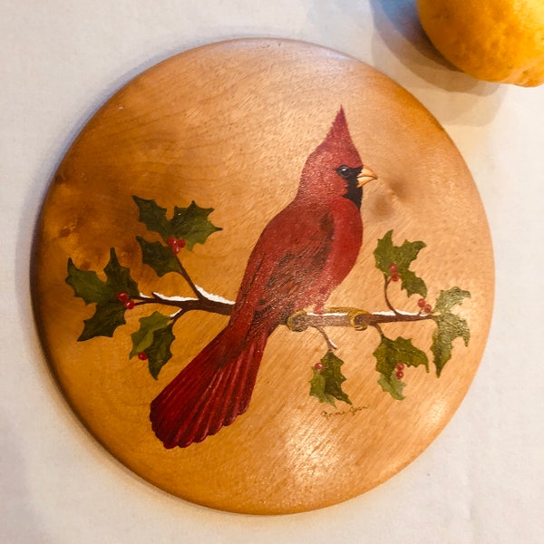 Hand Painted Cardinal - Etsy
